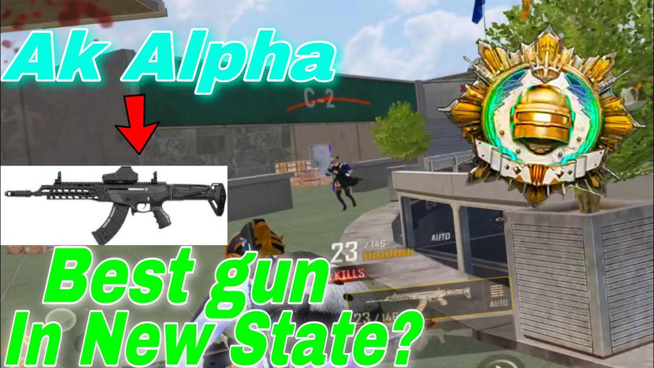 AK ALPHAS INCREASED DAMAGE MAKING IT BEST CLOSE RANGE WEAPON! | Pubg ...