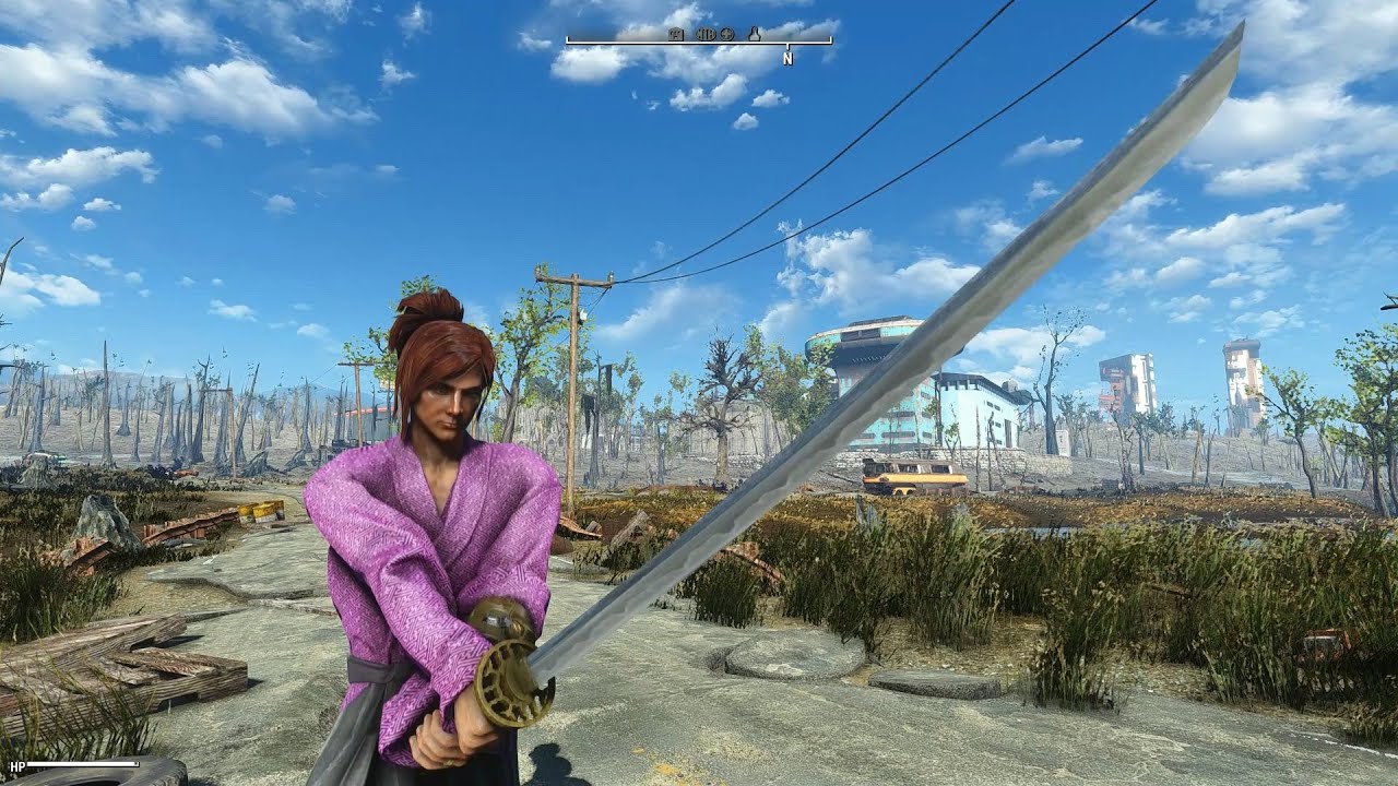 Fallout 4 Mods PC - Ninja Samurai - YouTube