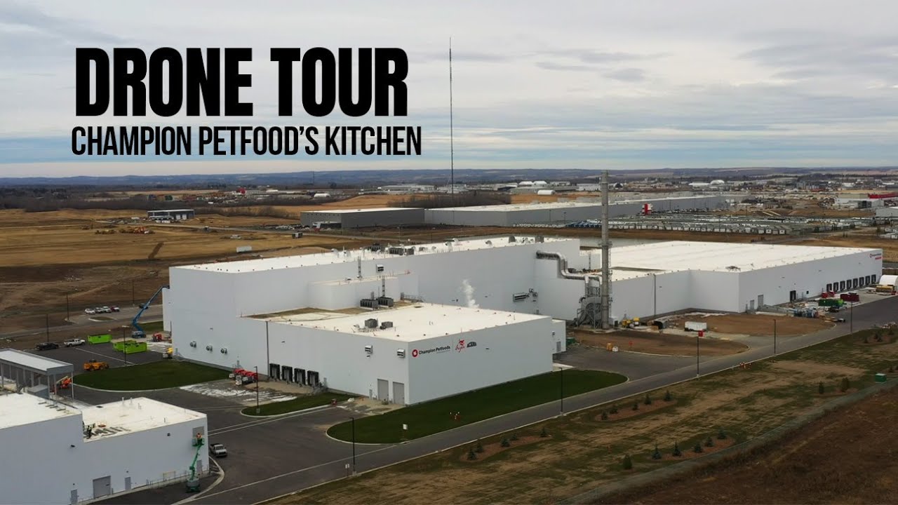 Inside Champion Petfoods’ Cutting-Edge Kitchen | Cinematic Drone Tour ...