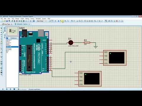 RFID Simulation in proteus with Arduino - YouTube