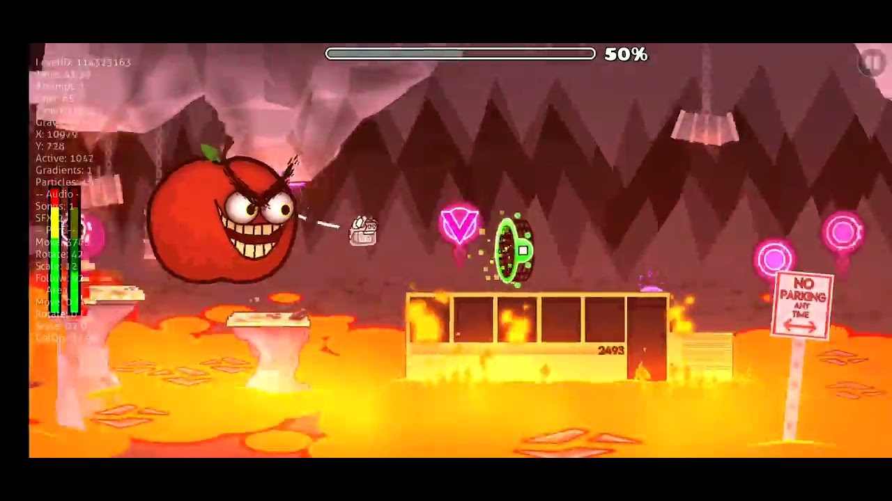one bad apple. geometry dash - YouTube