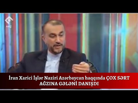 TƏCİLİ. İran XİN İran televiziyasında Qarabağ haqqında çox pis danışdı. İran düşmənçiliyi davam edir