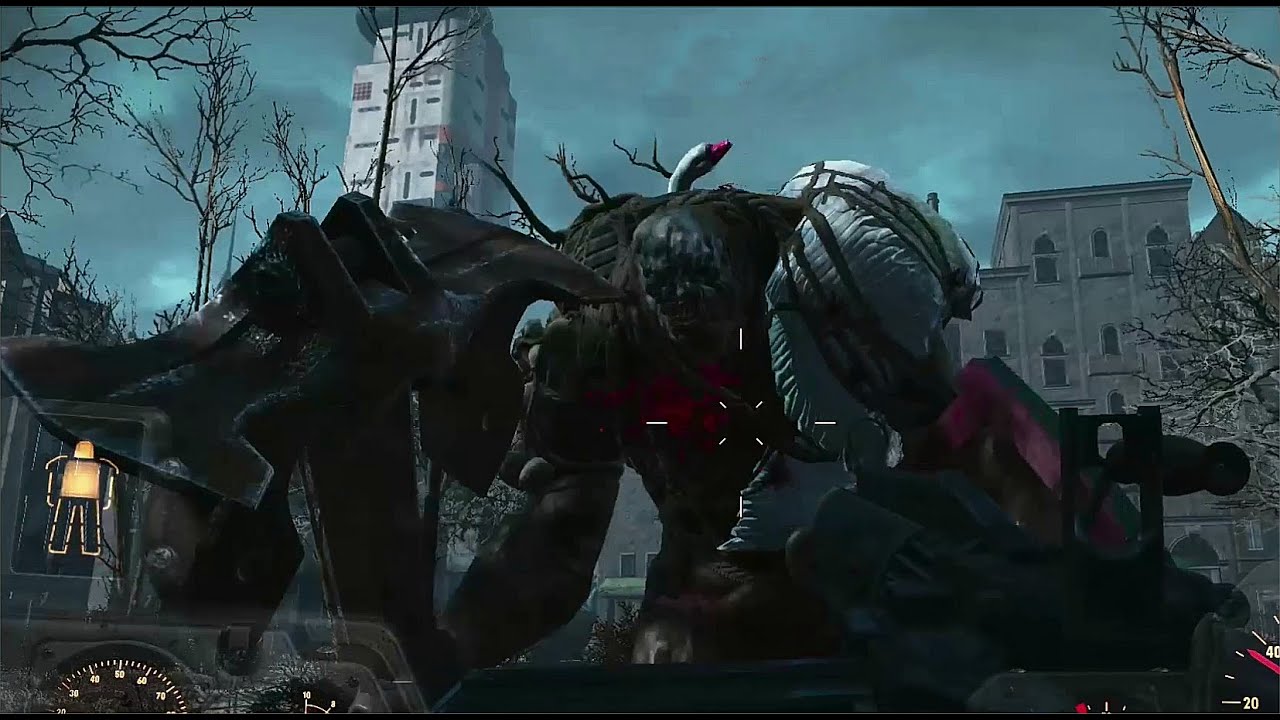 Fallout 4 - Swan's Pond Monster Fight! (Xbox One) - YouTube