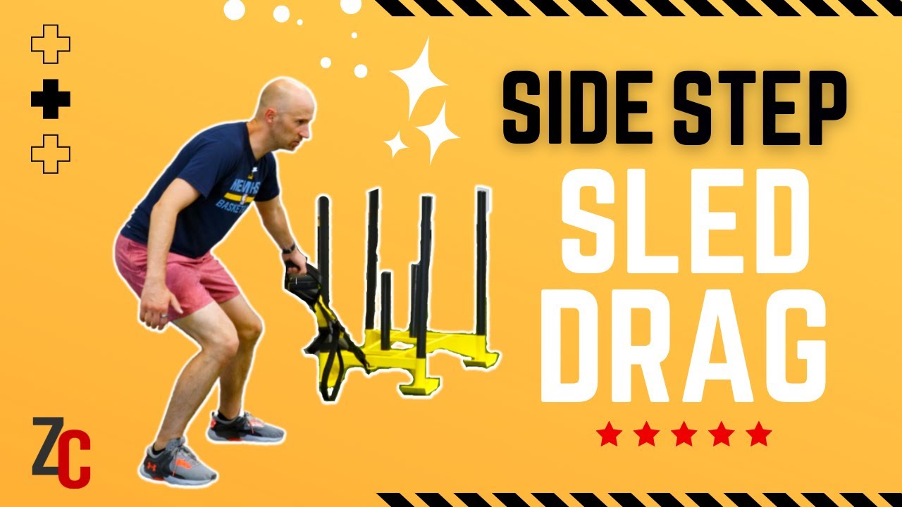 Side Step Sled Drag - YouTube