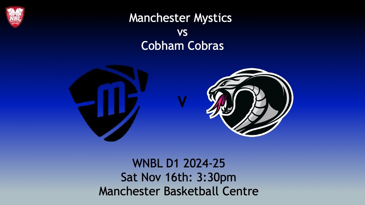 WNBL D1: Manchester Mystics v Cobham Cobras - YouTube