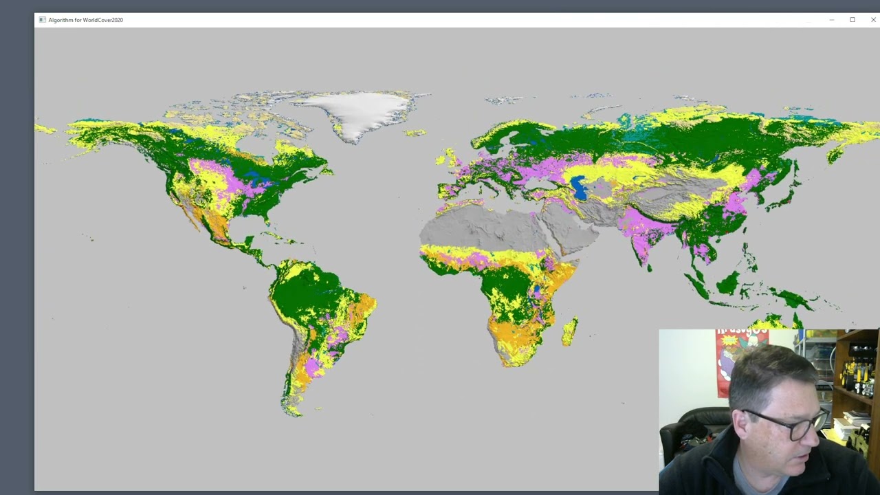 Exploring the ESA World Cover Land Use Raster - YouTube