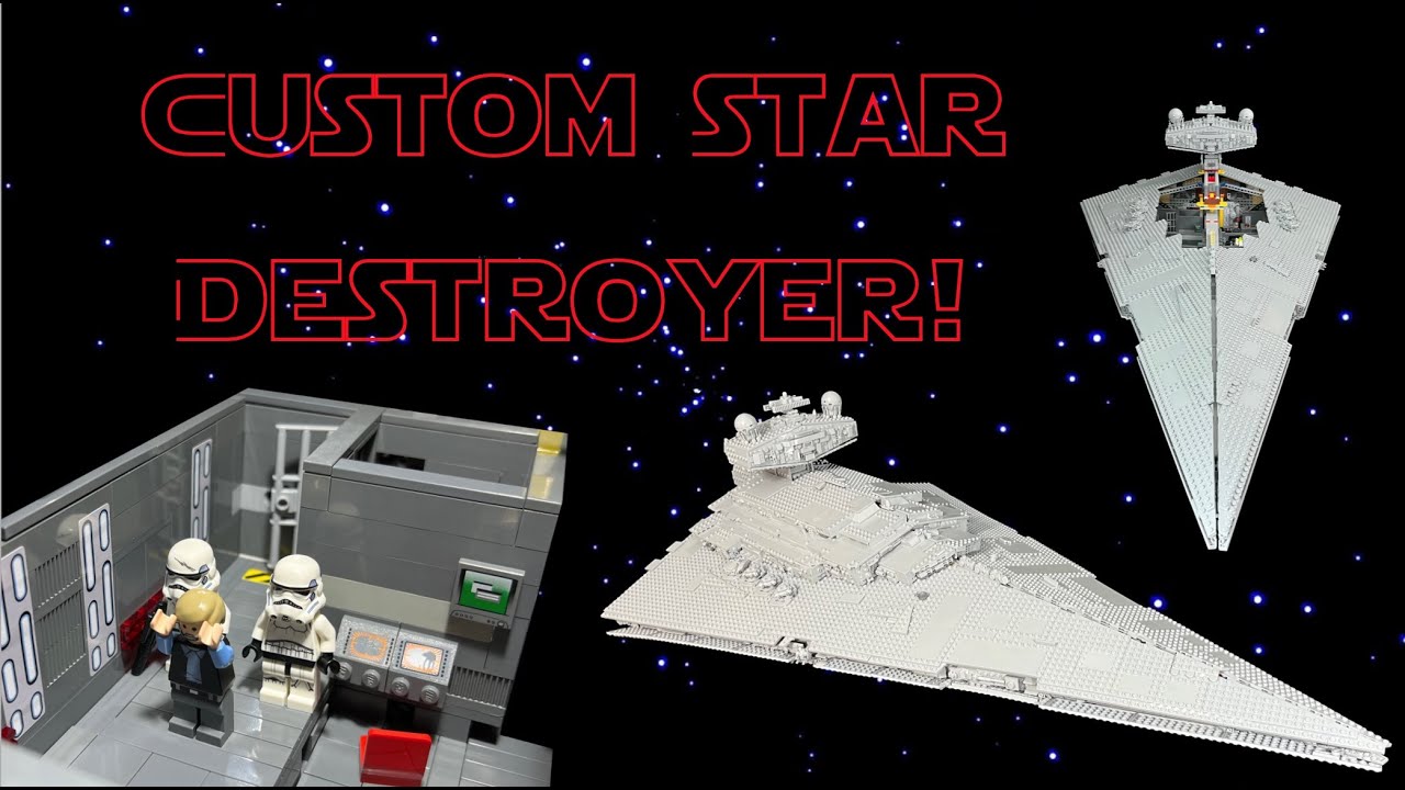 Lego Star Wars *FULL CUSTOM INTERIOR* UCS Star Destroyer 75252 - YouTube