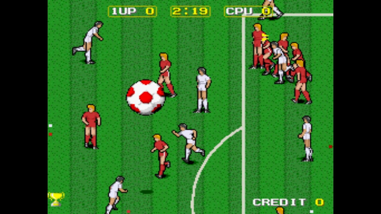 KICK OFF - Arcade (Jaleco) 1cc - YouTube