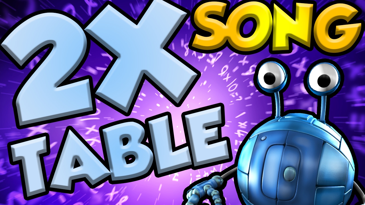 2 TIMES TABLE SONG 2x TABLE ADVENTURE YouTube