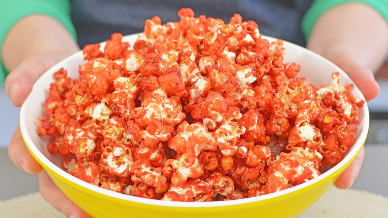 PIPOCA DOCE COM SUCO DE PACOTINHO - YouTube