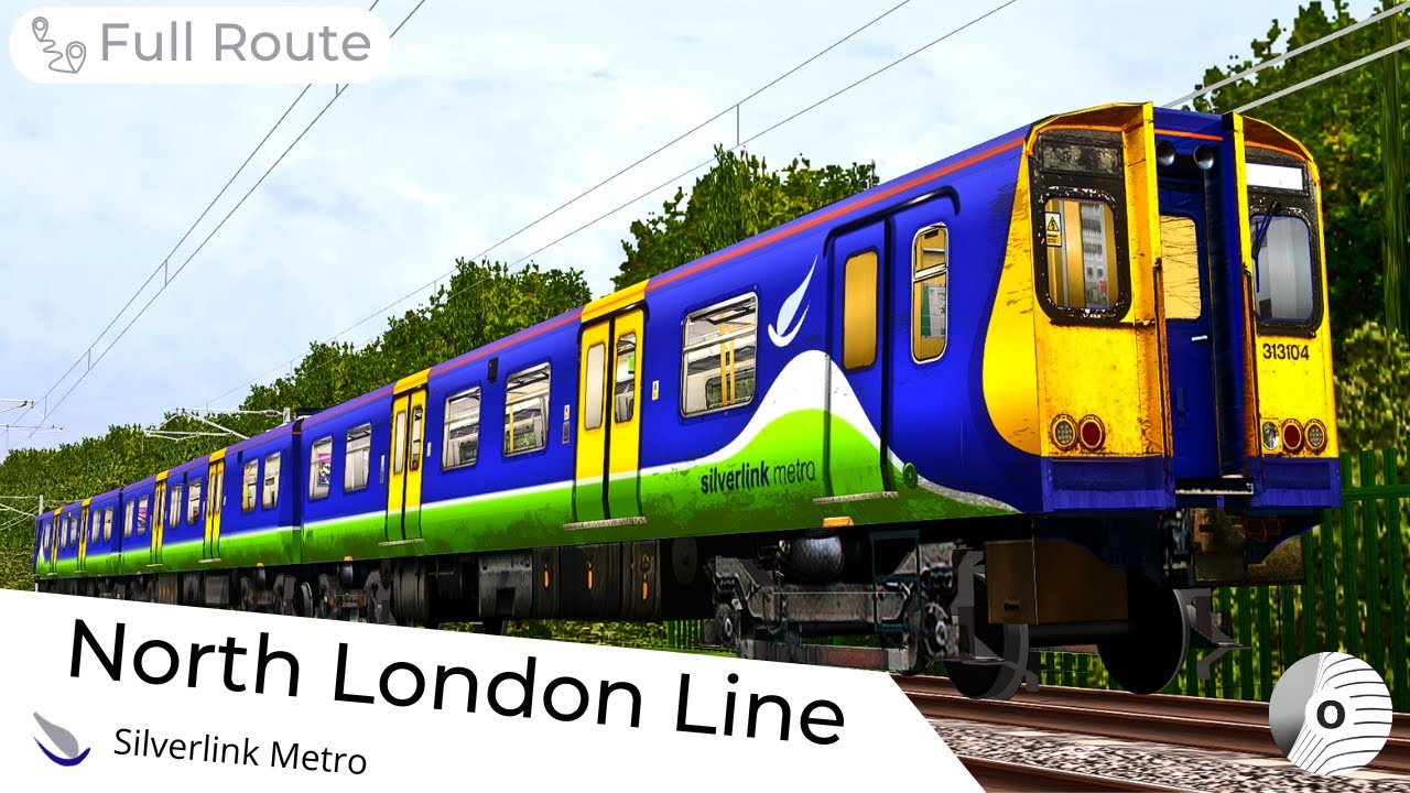 OpenBVE - NORTH LONDON LINE in a CLASS 313 (Silverlink Metro ...
