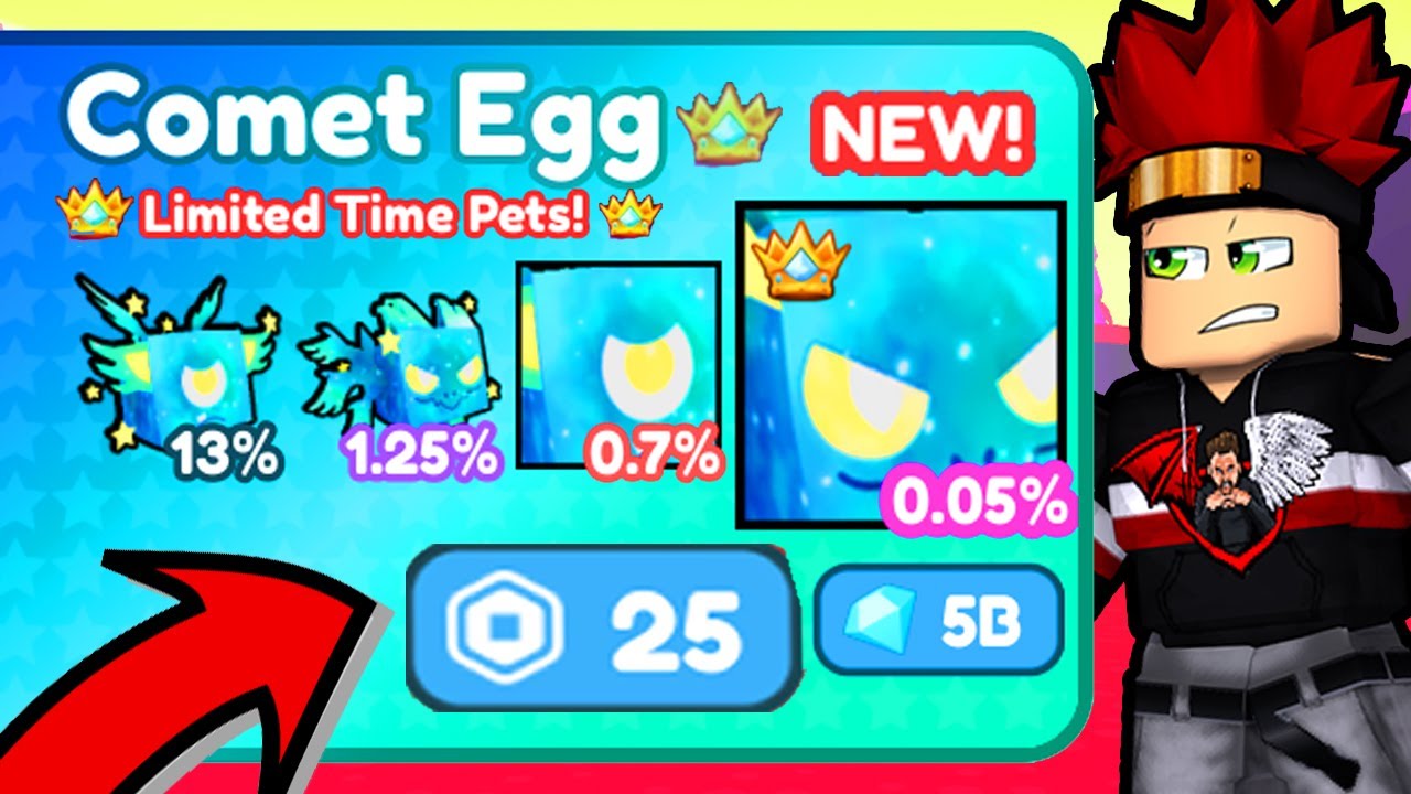 Grabeste-te sa iei NOUL Huge Comet Agony din Update in Pet Simulator X ...