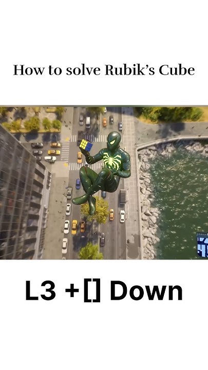 How to Solve Rubik’s Cube L3 [] Down #shorts #spiderman2 #marvel @AestheticGamer09 - YouTube
