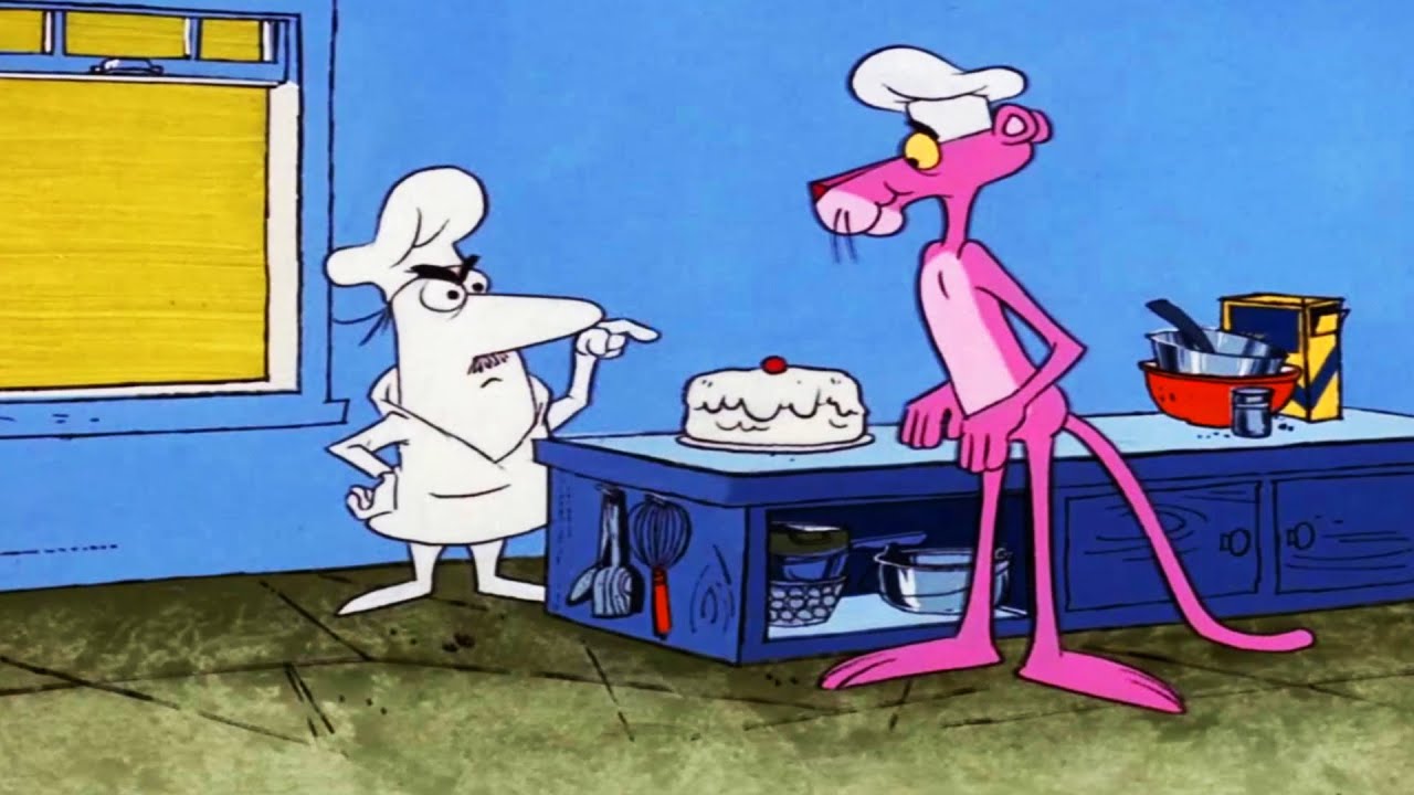 La Pantera Rosa en Español - Plato Azul y Rosa - YouTube