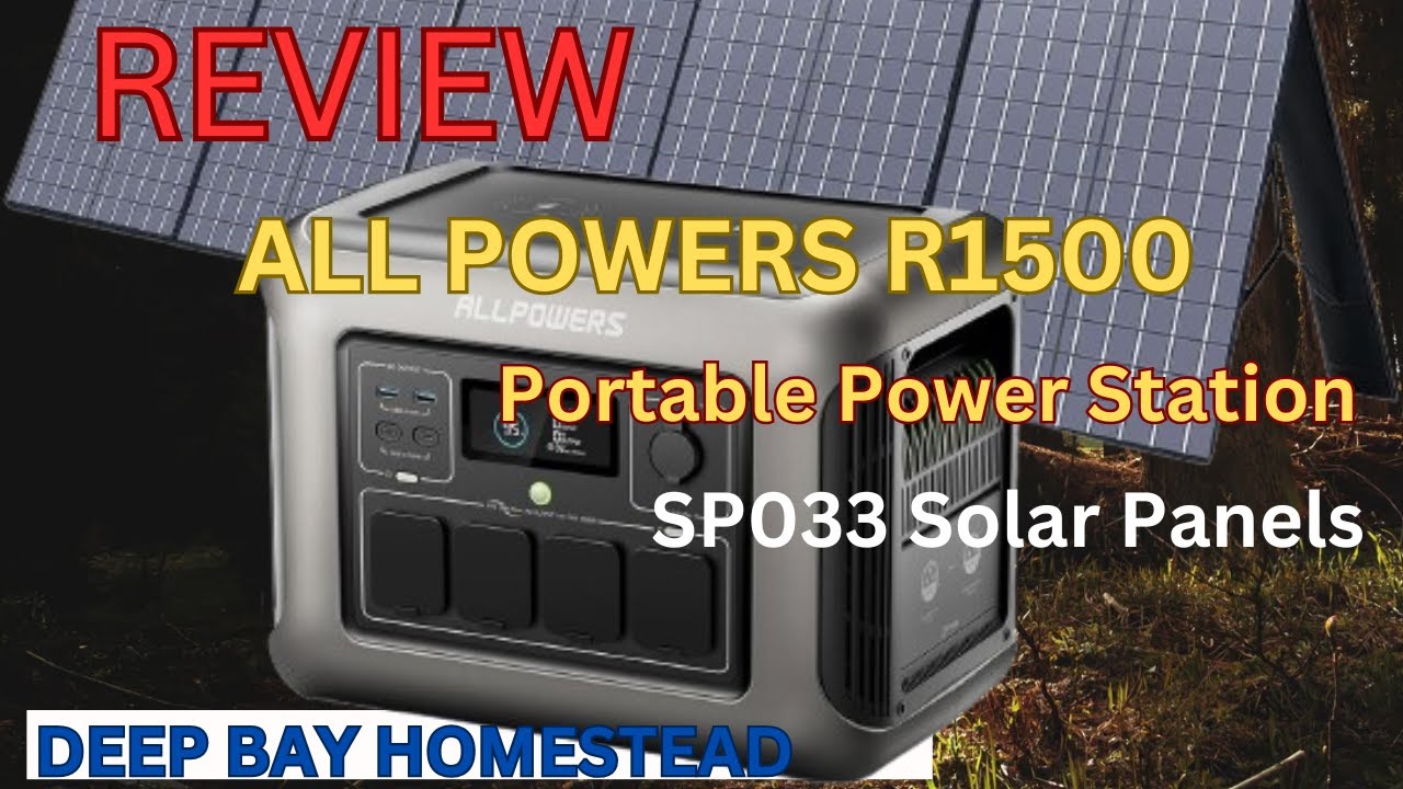 REVIEW - ALLPOWERS ULTIMATE Power Station R1500 #allpowers # ...