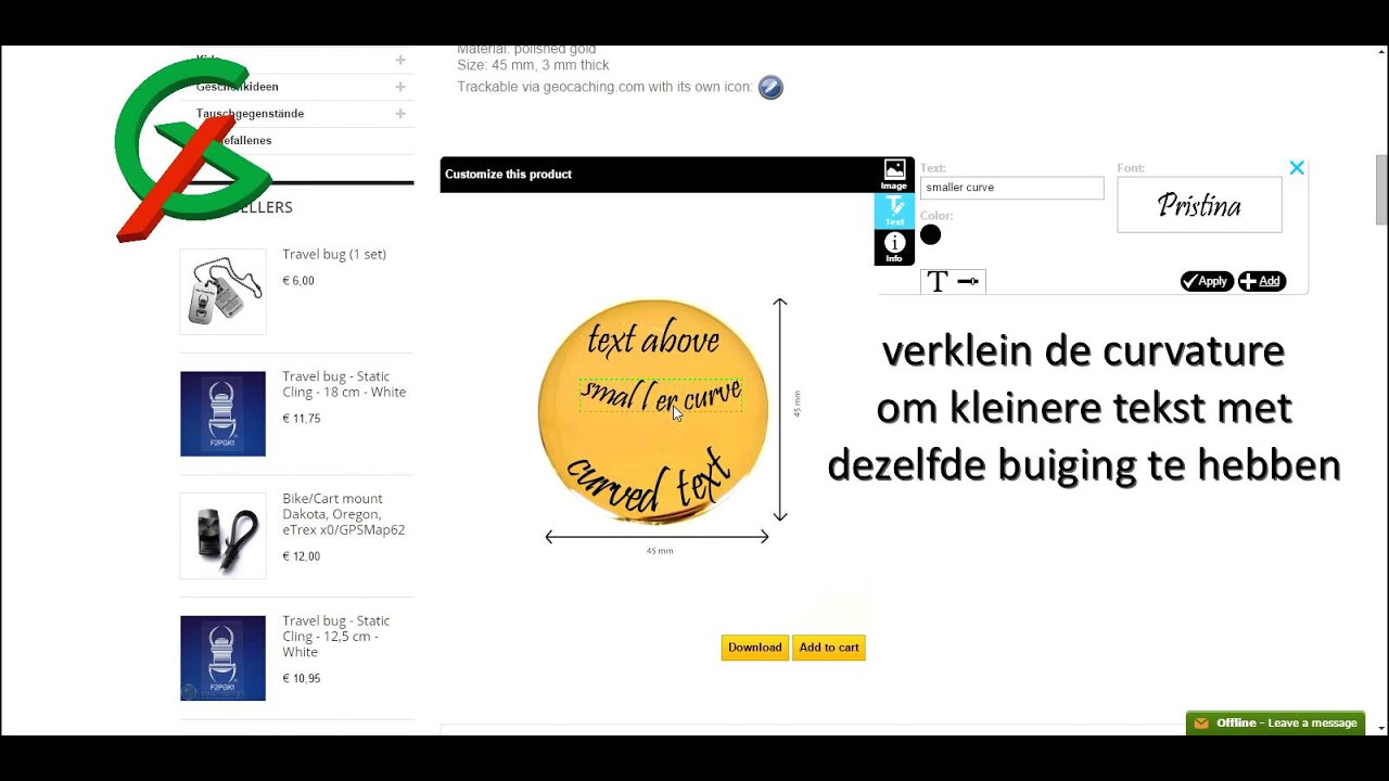 Geodox - Personal geocoin engraving - Dutch - YouTube