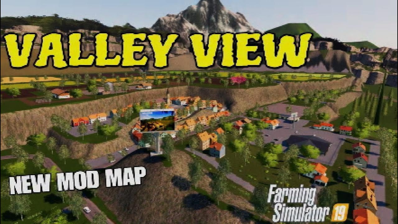 "VALLEY VIEW" New Mod Map Tour/Review on Farming Simulator 19 (Console ...