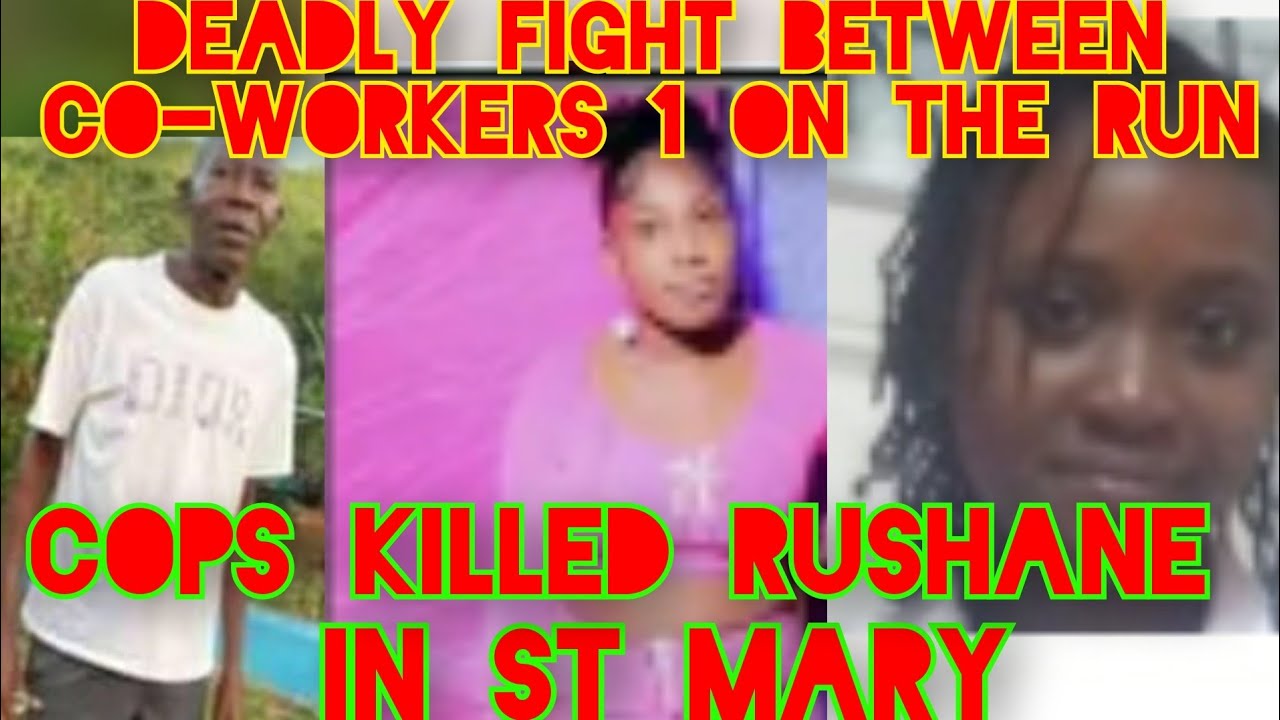 COPS D!RT RUSHANE ST MARY/D3@DLY F!GHT BETWEEN CO-WORKERS 1 ON THE RUN ...