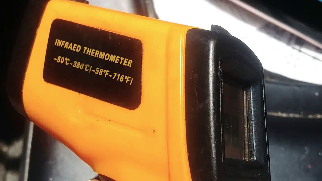 How to use temp gun on a.c. your car - YouTube