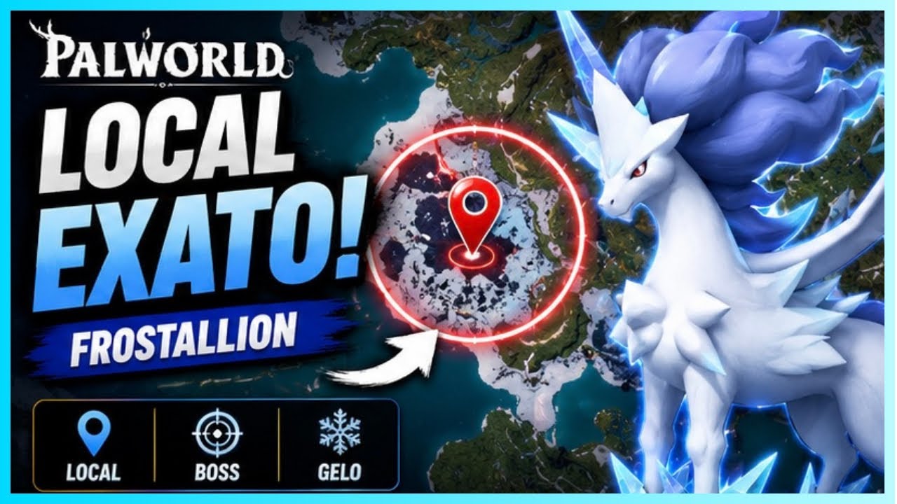 PalWorld: Frostallion - Melhor estratégia para derrotar / capturar! Sem ...
