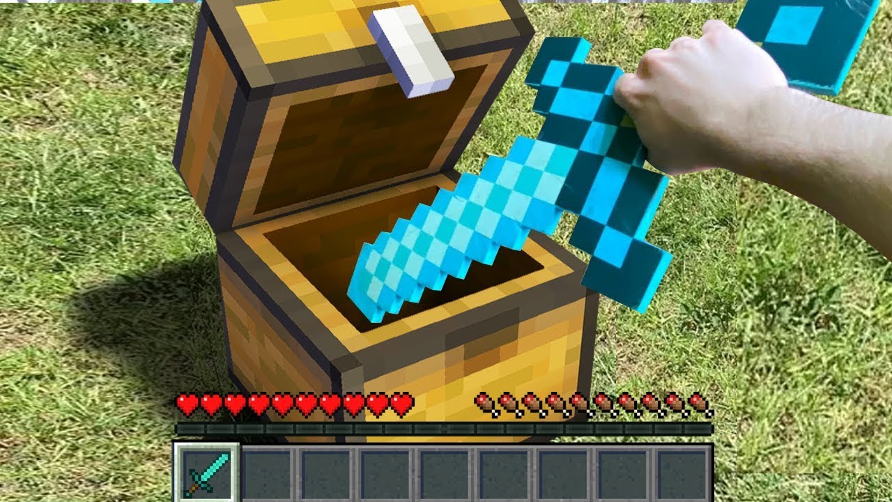 Minecraft Real Life POV ~ I FOUND SECRET CHEST in Realistic Minecraft ...