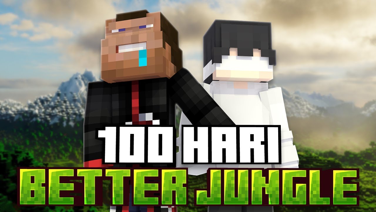 100 Hari di Minecraft Better Jungle - YouTube