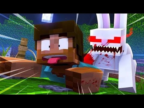 Evil bunnies and cats Minecraft - YouTube
