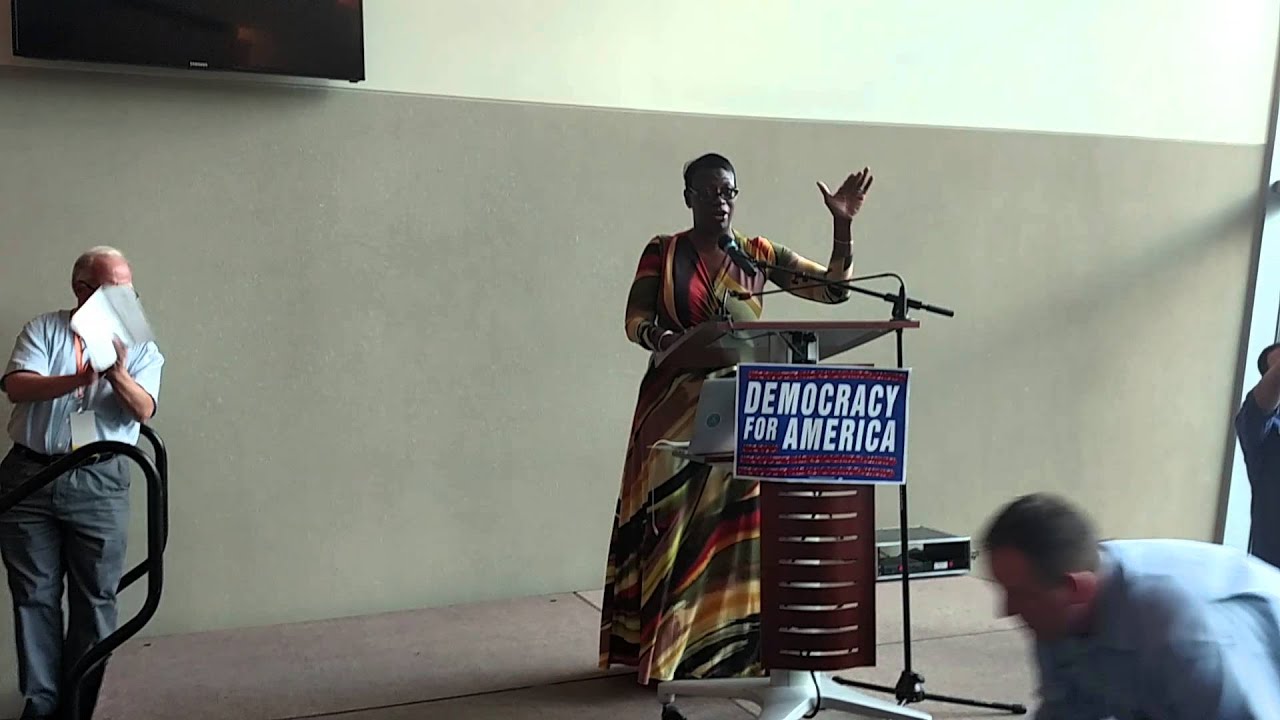 State Senator Nina Turner (D-OH) at Netroots Nation 2015 DFA Candidate ...
