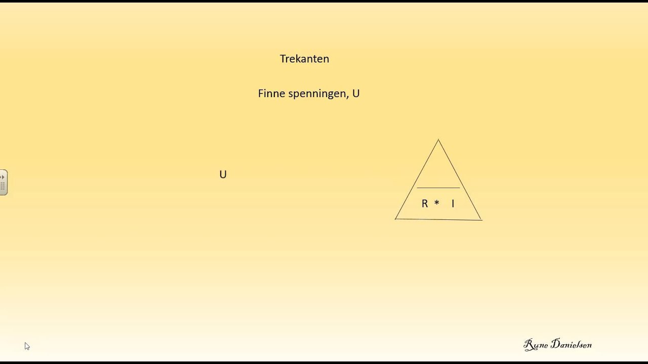 Hvordan snu formelen ohms lov - YouTube