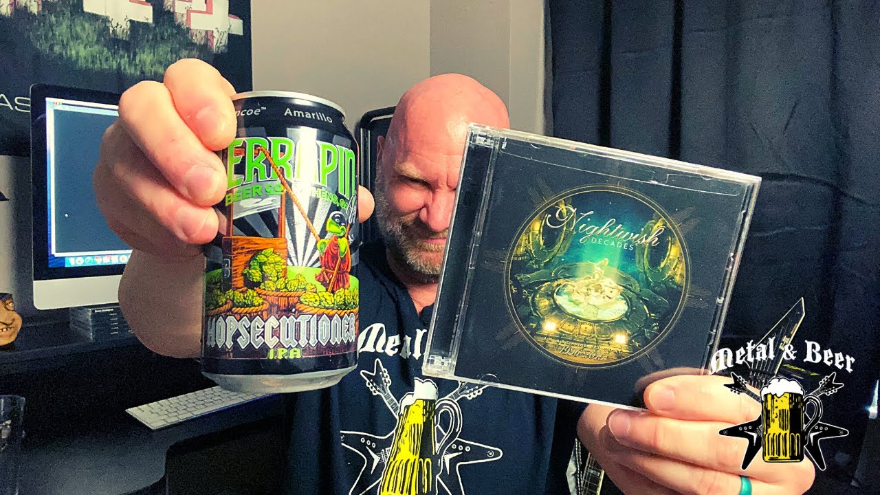 Terrapin Hopsecutioner IPA Review with Nightwish 'Decades' - YouTube