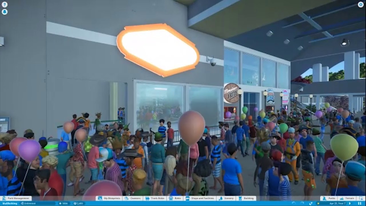 Planet Coaster - Ultimate Entrance Blueprint - YouTube