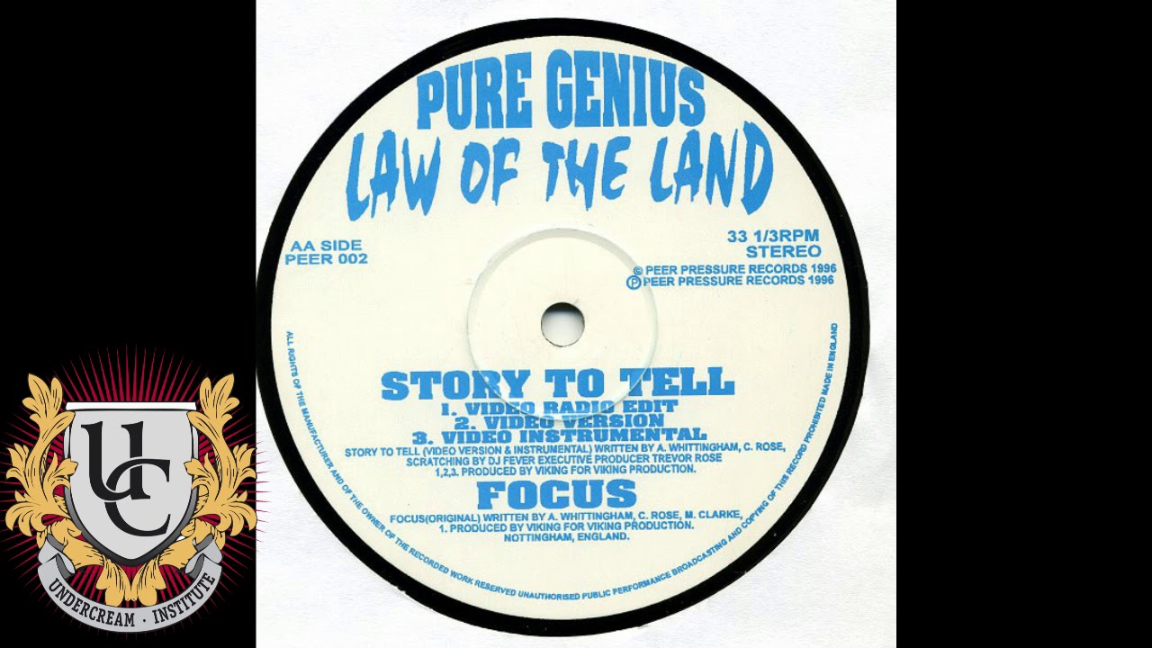 Pure Genius - Story To Tell (Video Version) (1996) - YouTube