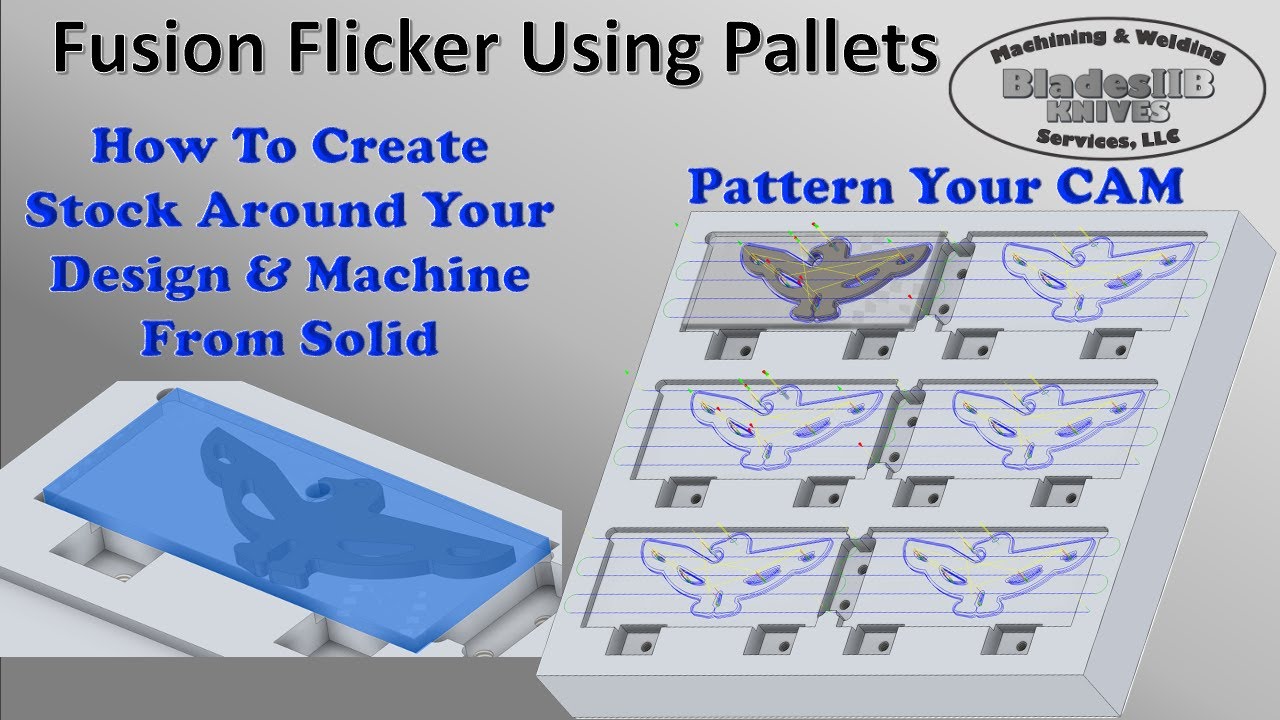 Setting Up Stock On A Pallet In Fusion 360 & Pattern Your CAM Across ...