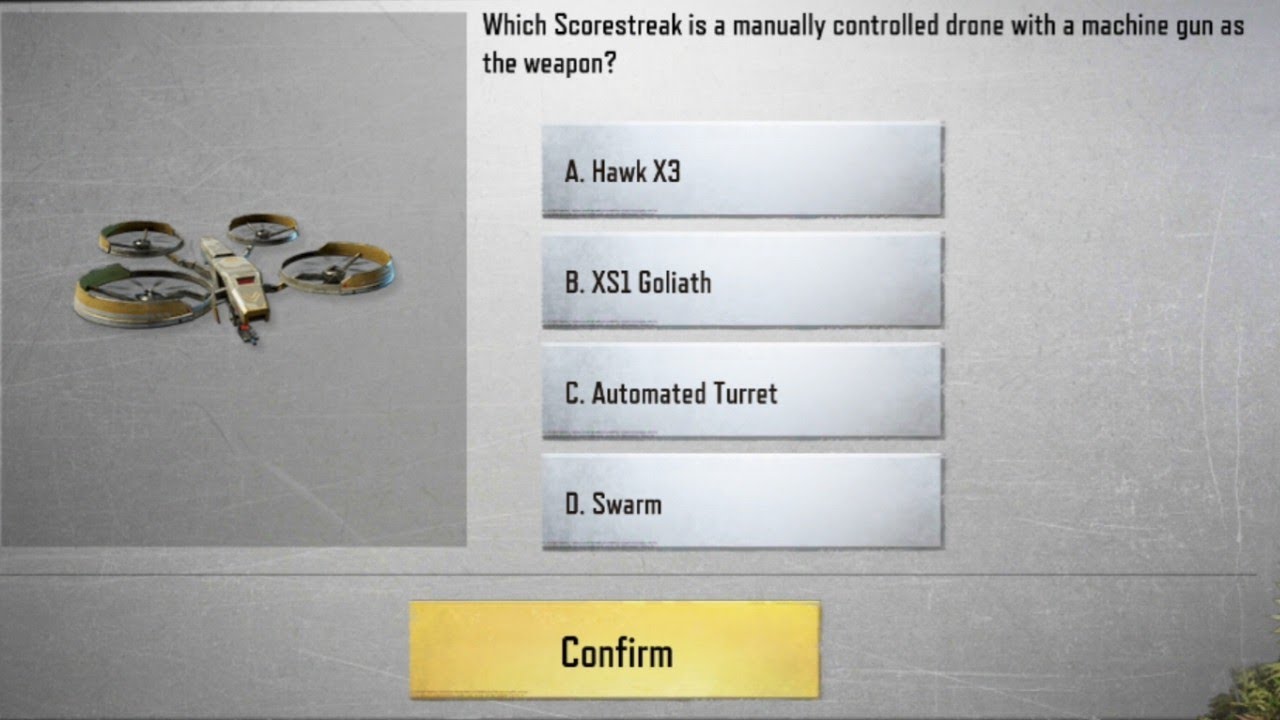 What Scorestreak is a manually controlled with a machine gun as the ...