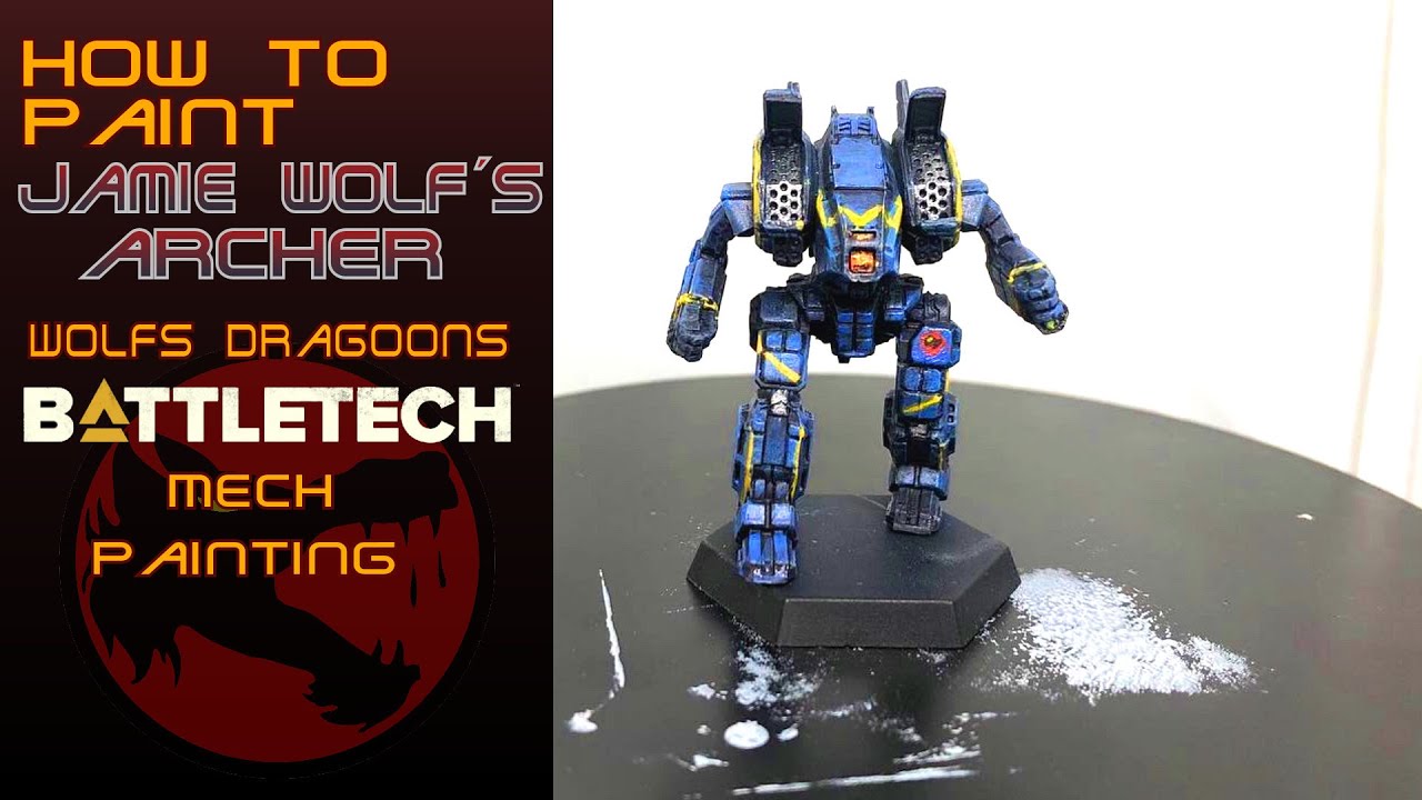 How to paint: Jamie Wolf´s Archer // Battletech miniature painting ...