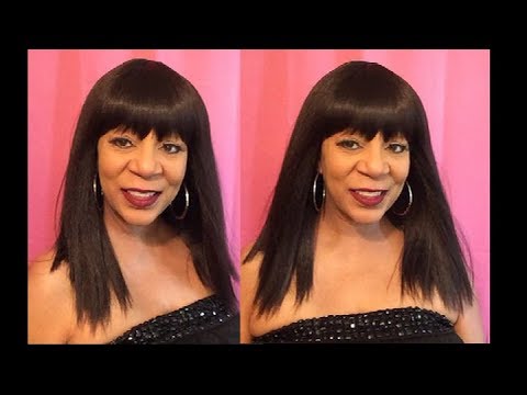 Bob with bangs/ Modu Anytime Wig CLEO - YouTube