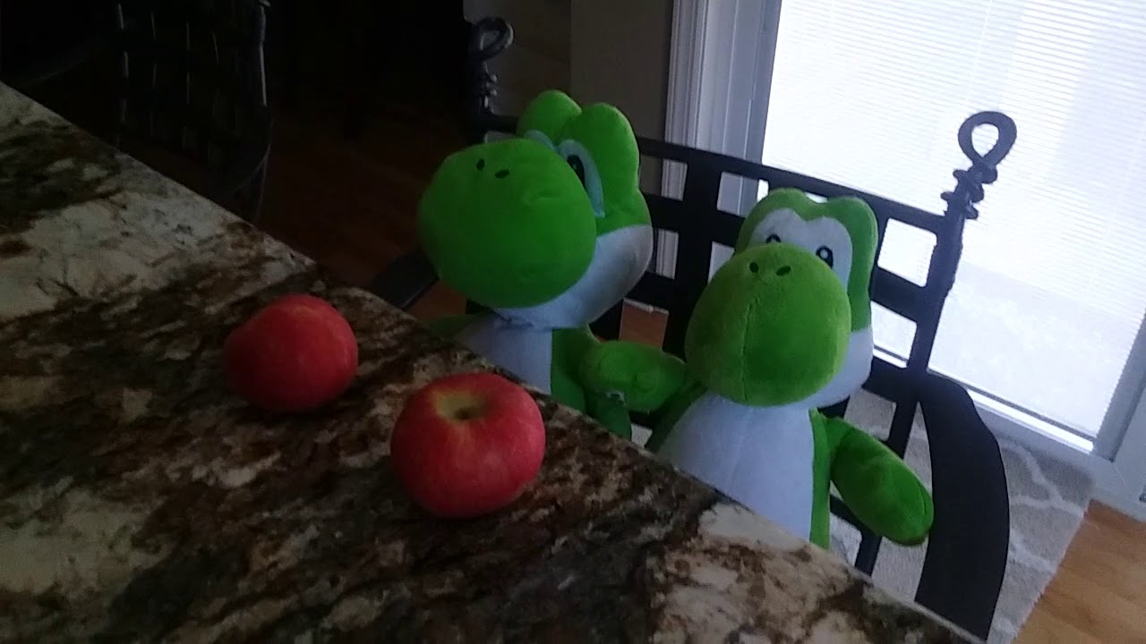 Yoshi having breakfast. - YouTube