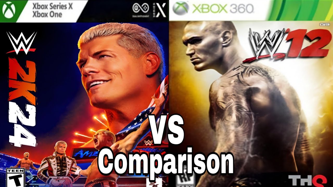 WWE Xbox Series XS Vs WWE 12 Xbox 360 - YouTube