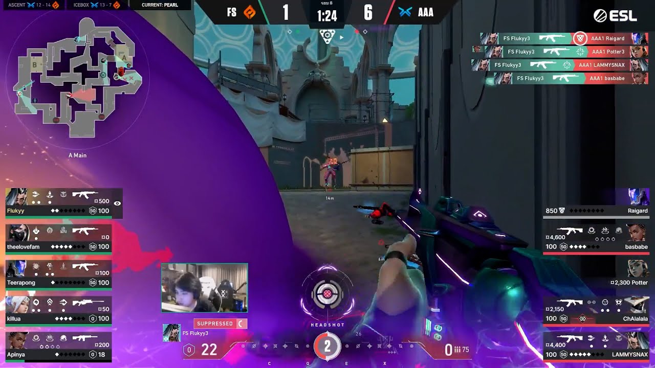 FS Flukky crazy 4K vs AAA | VCT TH Split 1 - YouTube