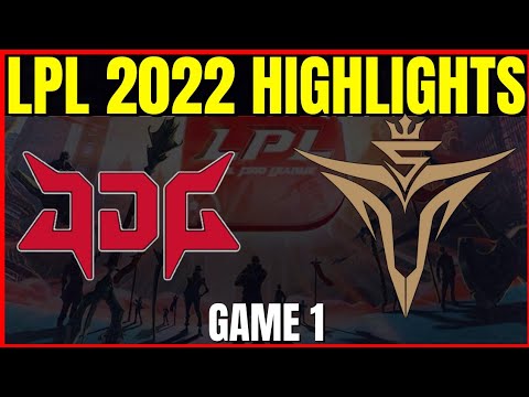 JDG vs V5 HIGHLIGHTS GAME 1 | LPL Spring Playoffs Round 4 2022 - JD Gaming vs Victory Five - YouTube