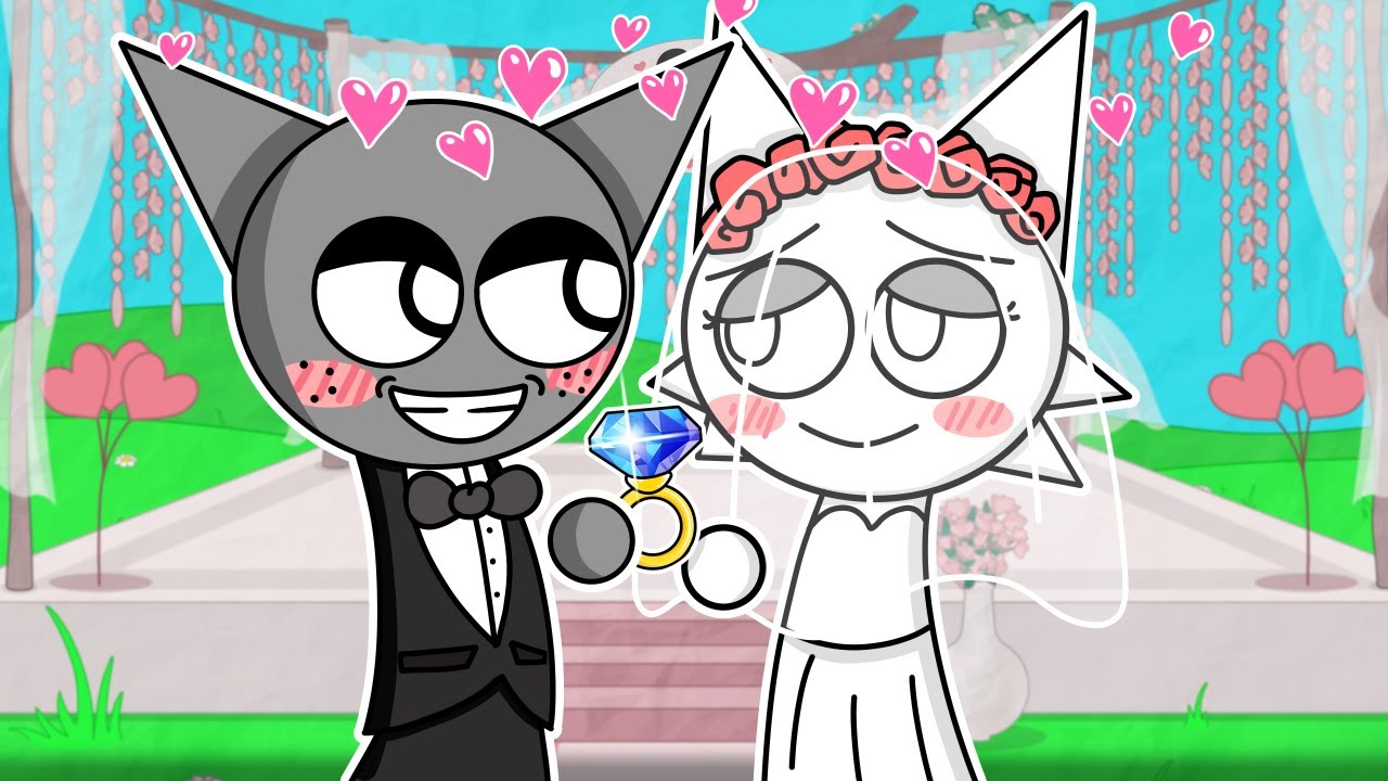 Incredibox Sprunki - WENDA & GRAY GOT MARRIED?! Love Story Cartoon ...