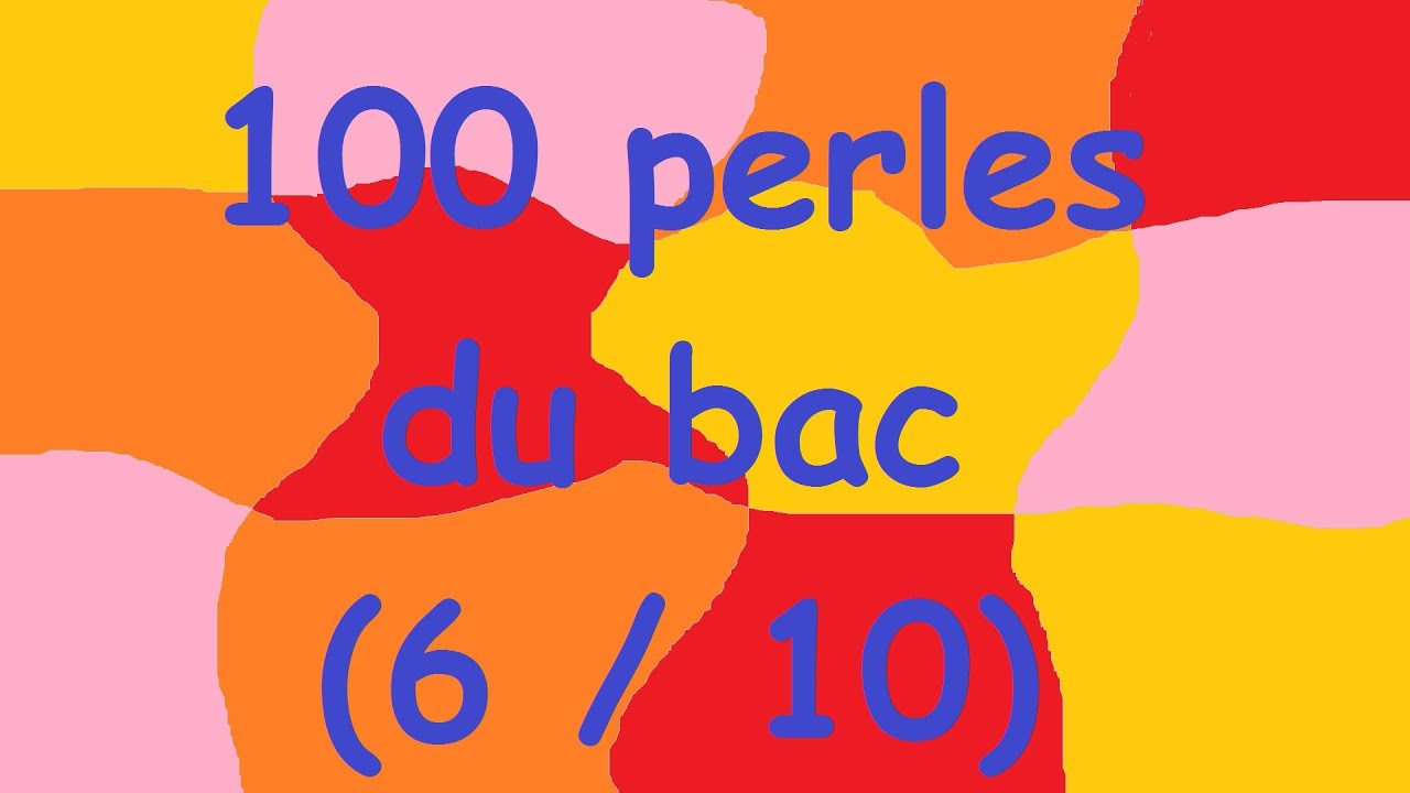 100 perles du bac - (6 / 10) - YouTube