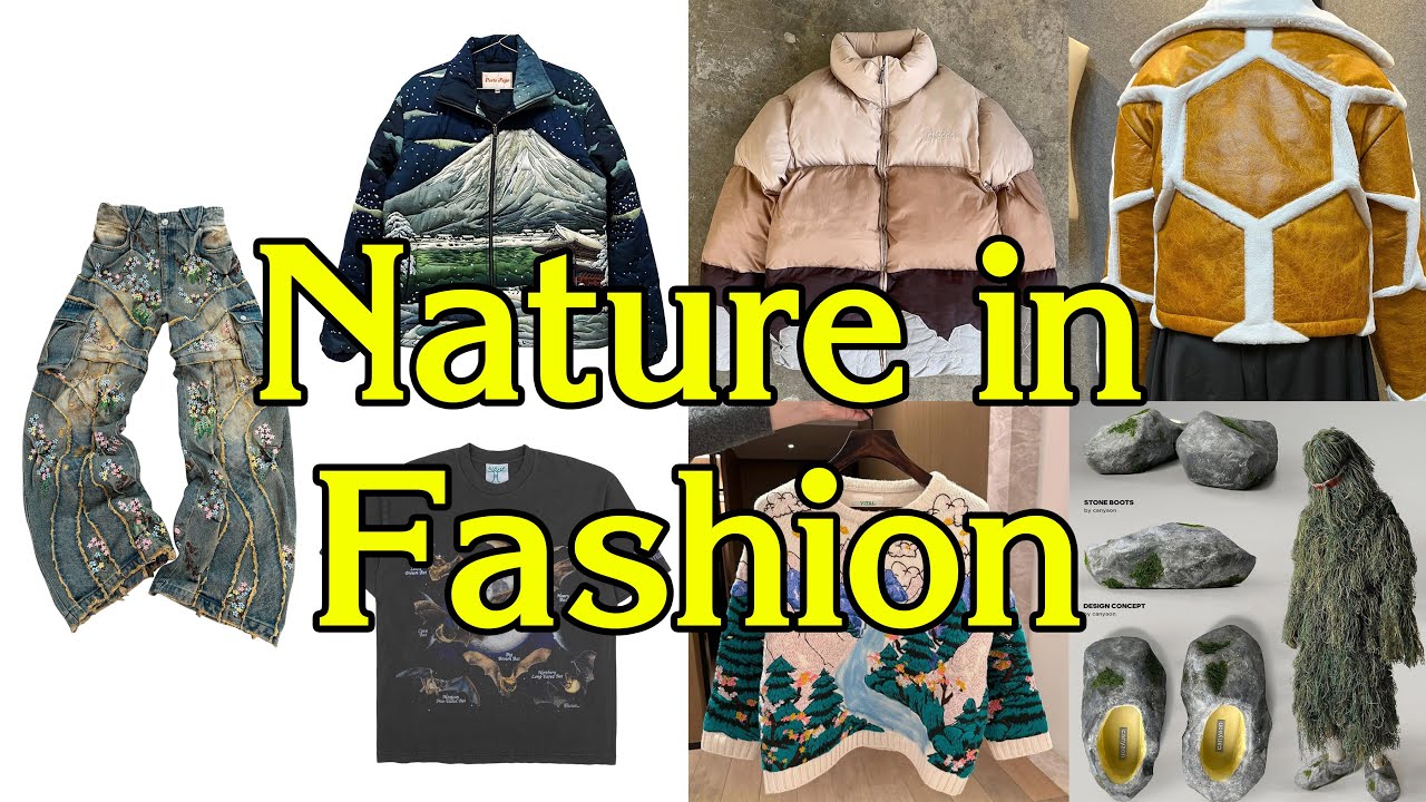 Nature in Fashion - why you should go outside for inspiration! - YouTube
