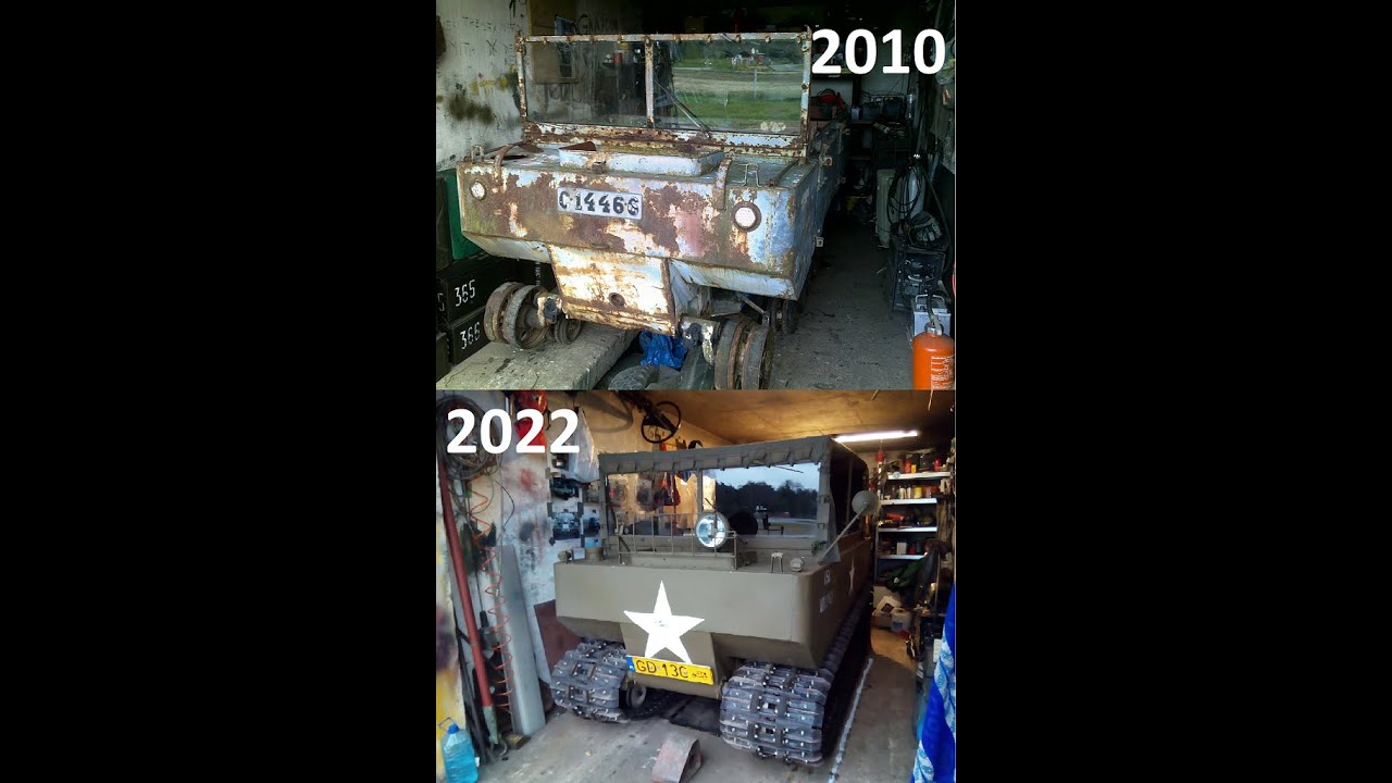 Studebaker T24 Weasel 12 years of reconstruction - YouTube
