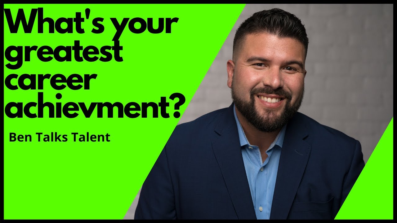 How to Answer “What’s Your Greatest Career Achievement?” - Interview ...