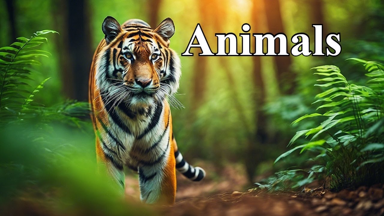 Animals Of The World 4K - Wildlife Film With Calming Music - YouTube