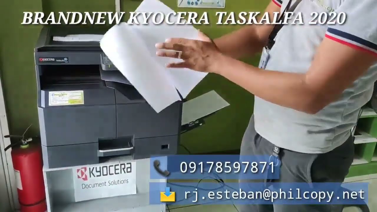 NEWLY RELEASED KYOCERA TASKALFA 2020 - YouTube
