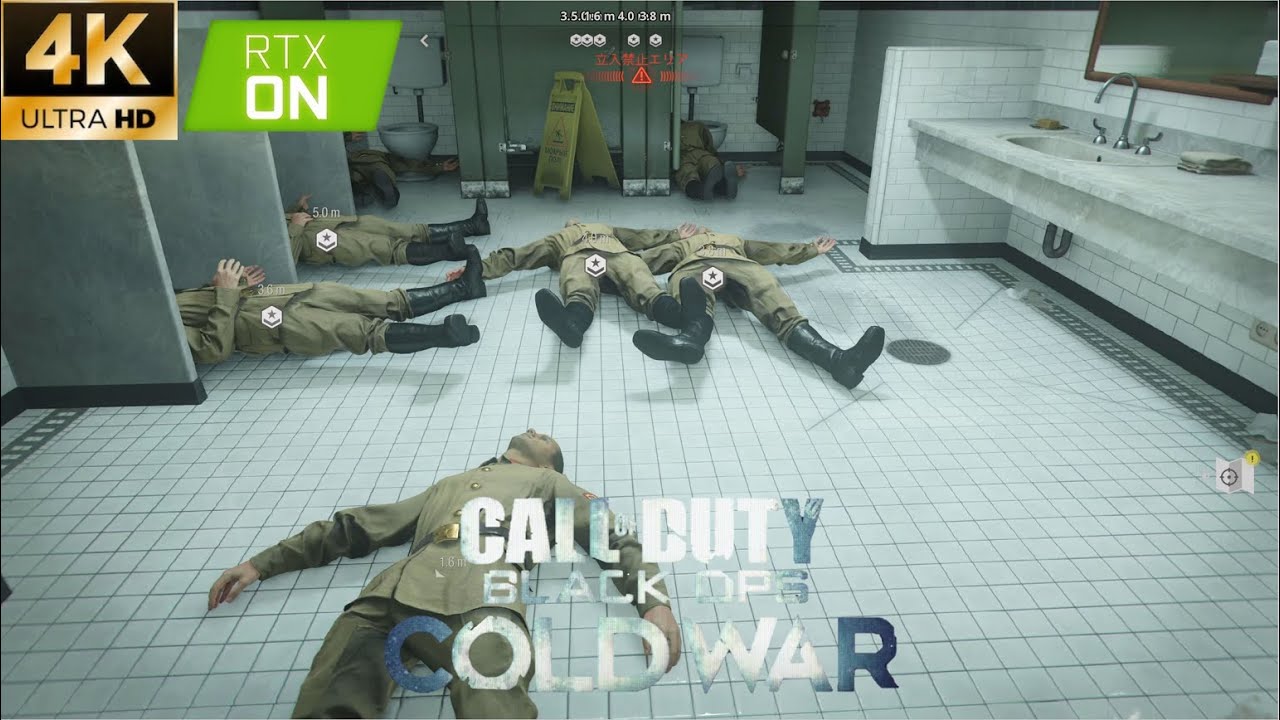 Stealth At the KGB HQ throwing KGB soldiers into the bathroom[4K RTX ...