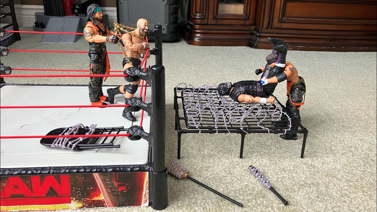 AEW Unrivaled Collection 11 Piece Weapons Action Pack Review (Figures ...