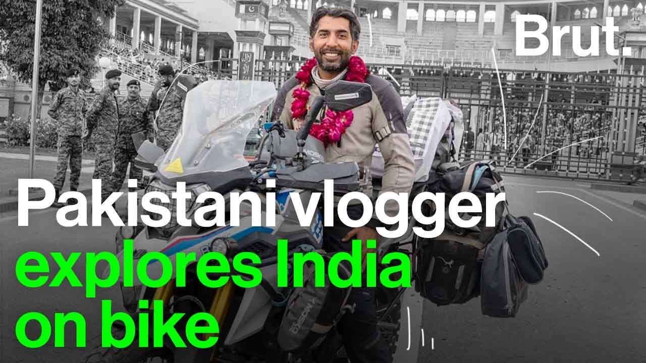 Pakistani biker explores India - YouTube